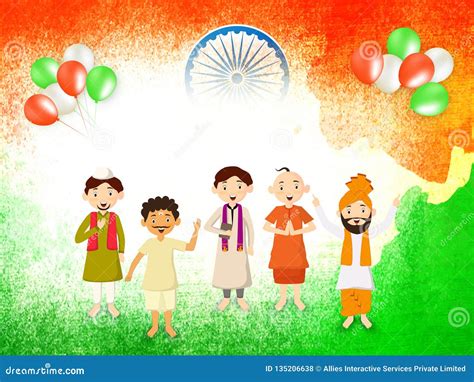 Illustration Of Different Religion People Showing Their Culture And