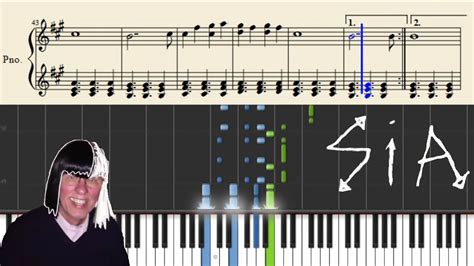 Sia Cheap Thrills Piano Tutorial Sheets Youtube