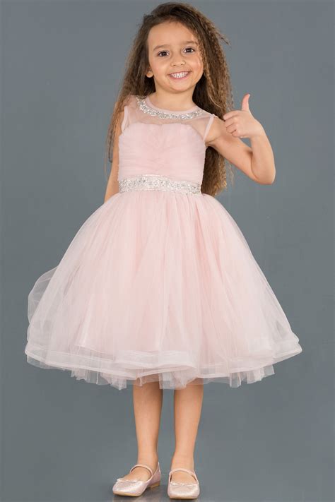 Robe de Soirée Enfants Courte Indigo ABK753 Abiyefon