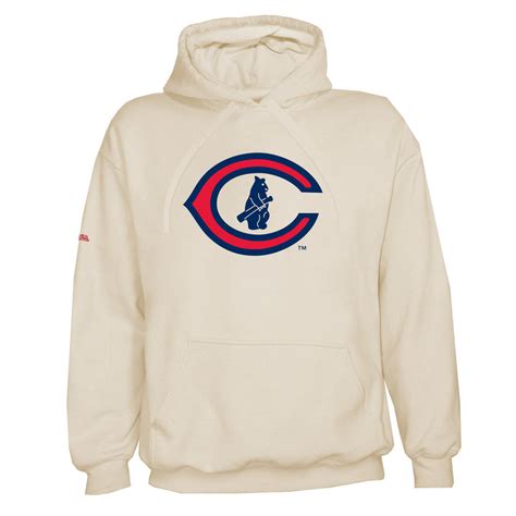 Chicago Cubs Sand 1917 Fod Stitches Hoodie Clark Street Sports