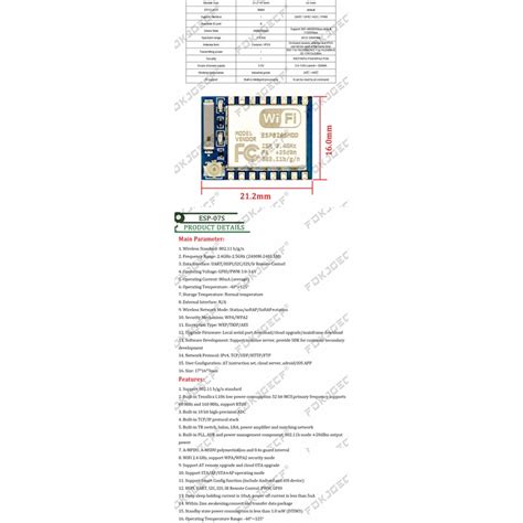 Esp8266 Serie Wifi Modelo Esp 12 12e 12f 12s 07 07s 01 01s M1 M2 Esp32 S Bit Wrover Wroom 32u 02