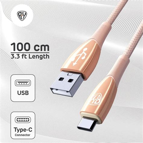 Byworld Original Usb To Type C Fast Charging Cable A Quick Charge Fast Data Transfer