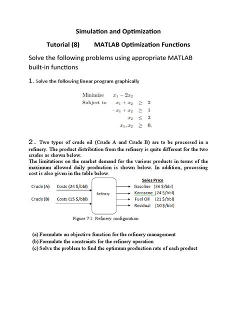 Tutorial 8 Simulation Lp Functions Pdf Mathematical