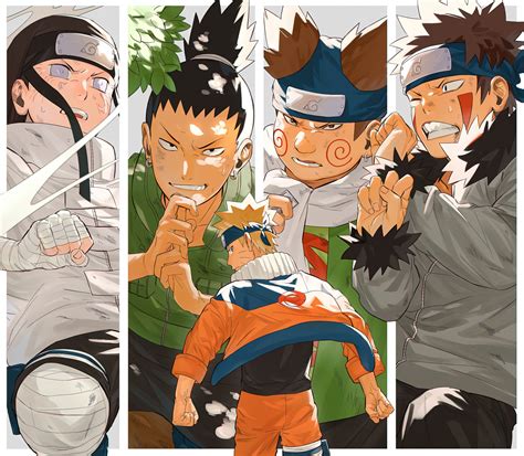 Wallpaper Naruto Anime Uzumaki Naruto Hyuuga Neji Nara Shikamaru Akimichi Ch Ji Inuzuka