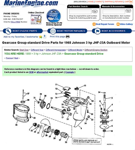 Notice Moteur Johnson Des Années 70