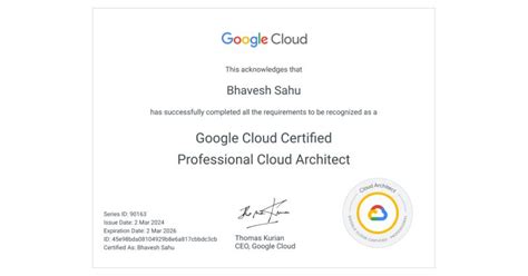 Bhavesh Sahu On Linkedin Professional Cloud Architect • Bhavesh Sahu