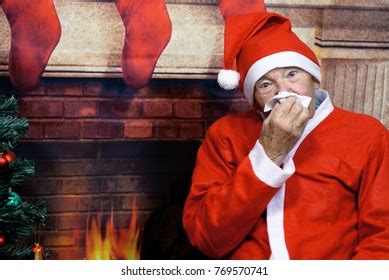 Lovely Elderly Man Dressed Santa Claus Stock Photo 769570741 Shutterstock