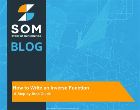 How To Write An Inverse Function A Step By Step Guide