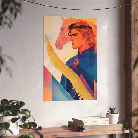 Adolin Wall Art Cosmere Posters Shardblade Print Radiant Art The Way Of
