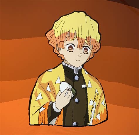 Zenitsu Im Making A Pixel Art Anime Set Hope You Like This One