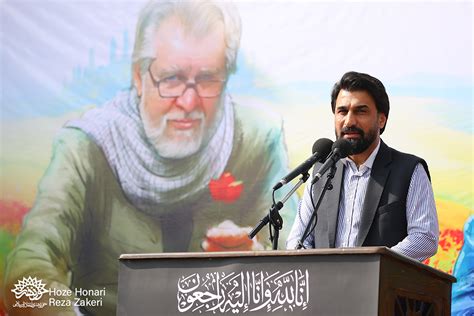 حوزه هنری گزارش تصویری مراسم تشییع پیکر زنده‌یاد نادر طالب‌زاده