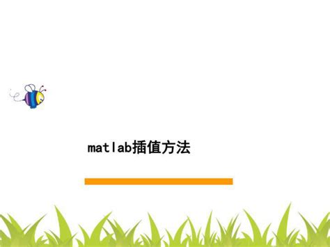 matlab插值方法 word文档在线阅读与下载 无忧文档