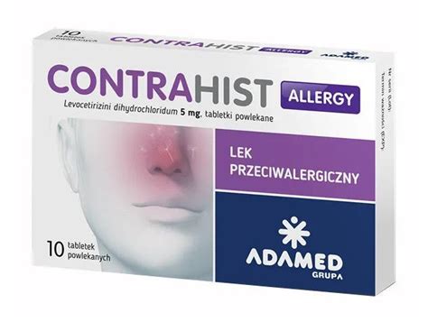 Tabletki Na Alergię Contrahist Allergy 5 Mg Lek Przeciwalergiczny