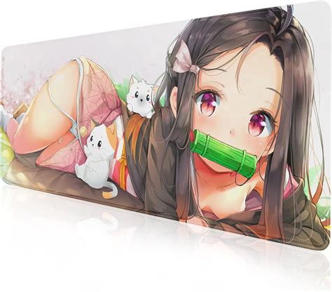 Large Mouse Pad For Non Slip Rubber Base Gaming Anime Mouse