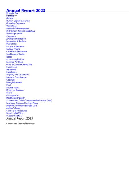 Anual Report Microsft Compressed Pdf