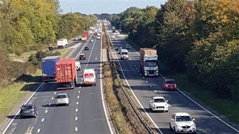 Northbound Junction On A12 Set To Close For Three Weeks Bbc News