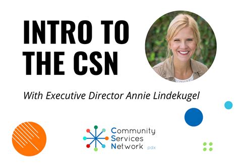 Intro To The Csn — Community Services Network Pdx