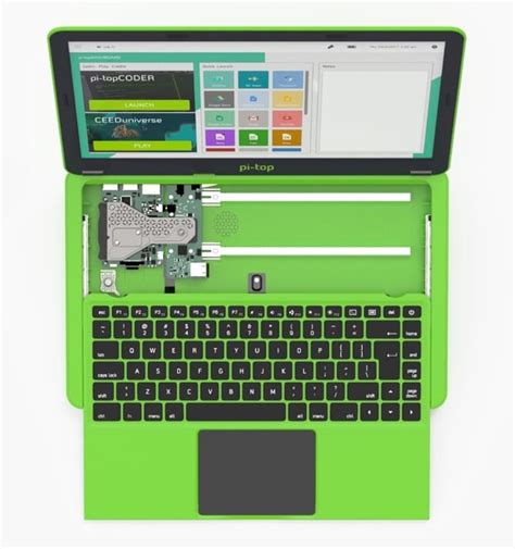 Pi Top Raspberry Pi Modular Laptop Redesigned With Inch P Display HotHardware