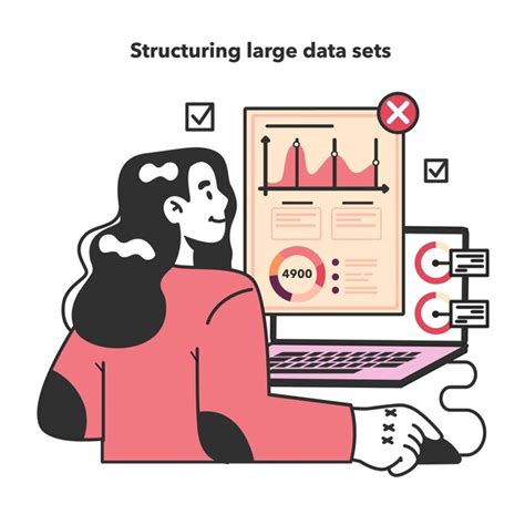 Premium Vector Bid Data Structuring Data Science And Optimization For