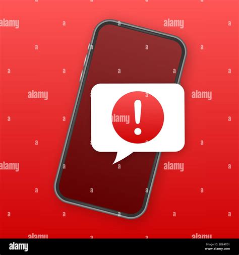 alert message mobile notification danger error alerts smartphone