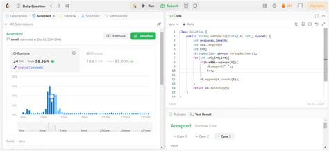 Areeff Pathan On Linkedin Leetcode Problem Of The Day Adding Spaces