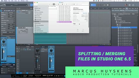 Splitting Merging Multichannel Files In Studio One 6 5 YouTube