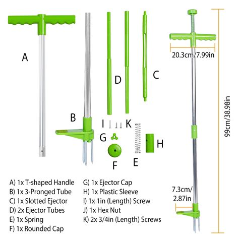 Weed Puller Stand Up Weeder Hand Tool Long Handle Garden Weeding Tool