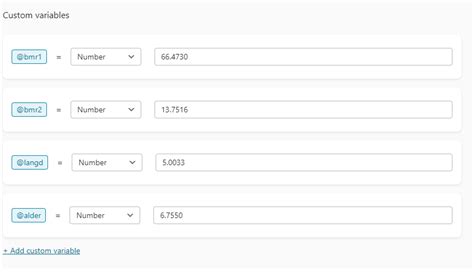 Custom Variables Cant Use My Numbers Community