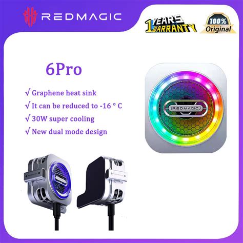 Nubia Redmagic 6pro 30w Graphene Cooling Mobile Phone Radiator Cooling Fan Shopee Philippines