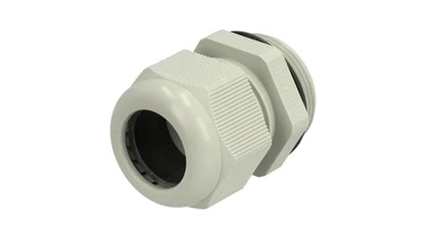Gpa M32 Fibox Gpa Series Light Grey Cable Gland M32 Thread 15mm Min