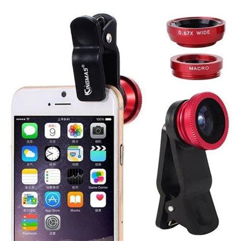 3 In 1 Universal Clip On Smartphone Camera Len Bd