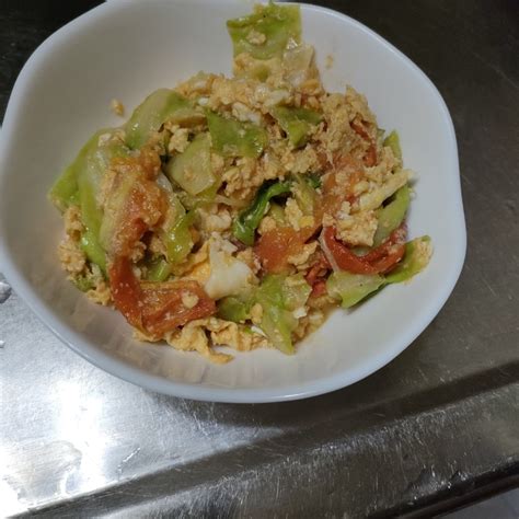 キャベツとトマトと卵の炒めもの レシピ・作り方 By Naog 楽天レシピ