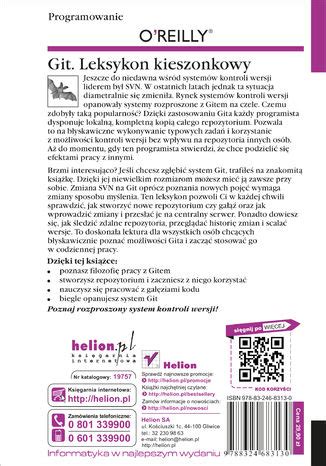 Git Leksykon kieszonkowy Richard E Silverman Książka ebook