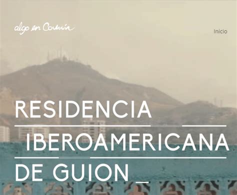 Residencia Iberoamericana de Guion Espacio en Común CARTEL URBANO