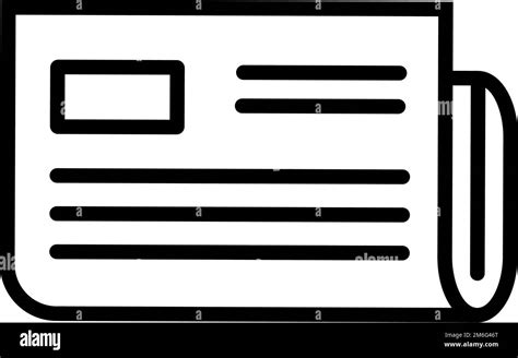 Newspaper Article Icon Press Release Editable Vector Stock Vector Image And Art Alamy