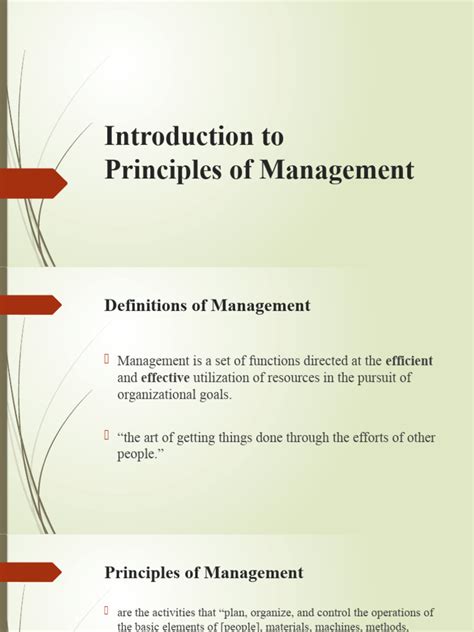 lecture 1 intro to mgt principles pdf business economies
