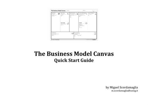 PDF Business Model Canvas Quick Start Guide DOKUMEN TIPS