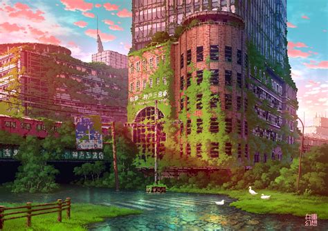 Tokyogenso Original Highres Abandoned Animal Arrow Symbol Bird