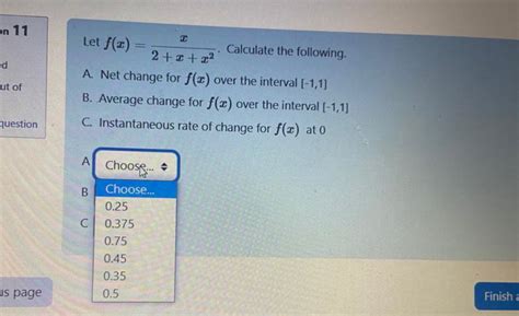 solved let f x 2 x x2x calculate the following a net