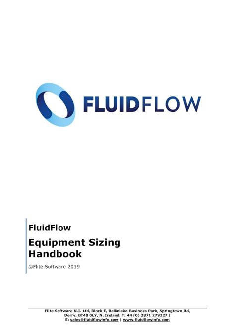 pdf equipment sizing handbook fluidflow dokumen tips