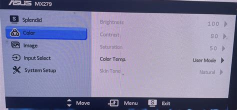 Why Is My Brightness Adjusting Thing Locked In The Menu Of My Asus Monitor Accidentally Pressed