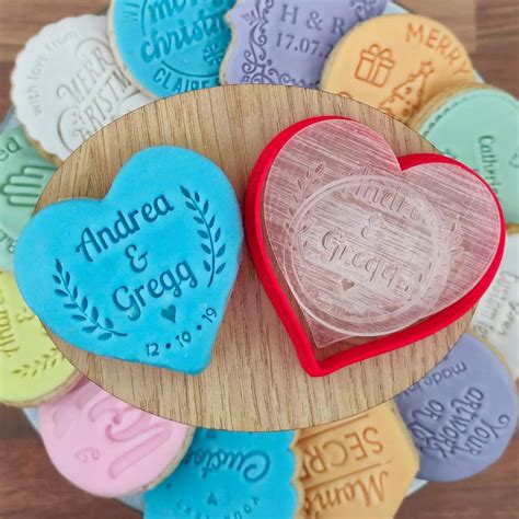 Custom Wedding Cookies Etsy