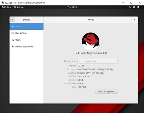 How To Install Xrdp On Centos 8 Red Hat Enterprise Linux 8 Linuxpunx