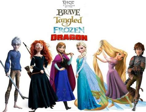 Rise Of The Brave Tangled Frozen Dragon Rise Of The Frozen Brave