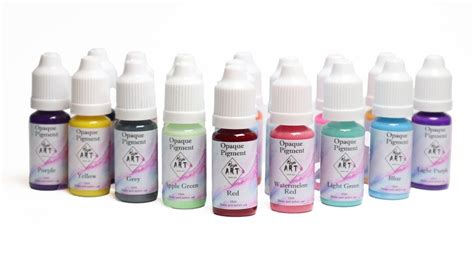 Opaque Epoxy Resin Pigment Colours Dye Liquid Highly Concentrated Colourant For Paint Art DIY