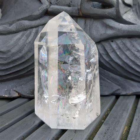 Polished Lemurian Seed Quartz Crystal No 41 Polished Crystal Points