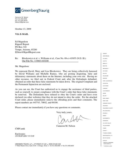 How To Write A Letter Of Complaint For Ineffective Counsel Alderman