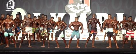 Mr Olympia Mens Physique Prejudging Report Fitness Volt