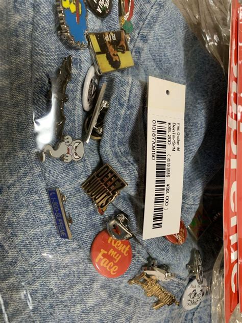 Supreme Pins Crusher Denim シュプリーム ピンズ