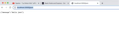 Serve Json On A Specific Route Solution Not Being Accepted Javascript